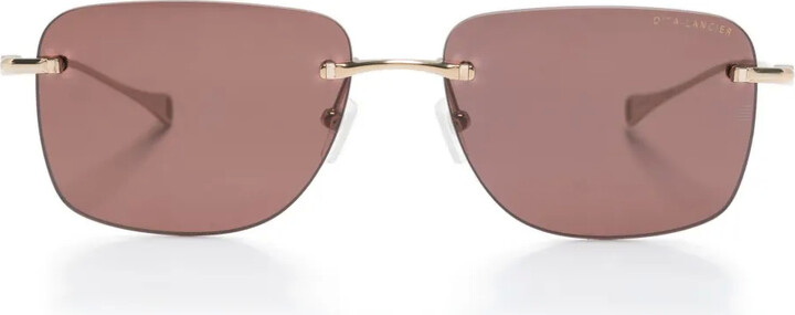 Dita Eyewear Rimless Square-Frame Sunglasses - ShopStyle