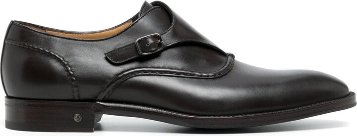Amedeo Testoni Buckle-Fastened Monk Shoes - ShopStyle Slip-ons & Loafers