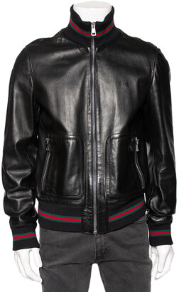 Gucci Men's Leather & Suede Jackets | Shop the world’s largest ...