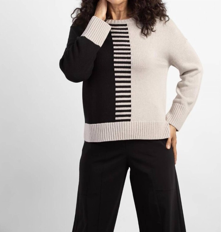 Habitat Yin Yang Piano Key Pullover In Putty - ShopStyle Sweaters