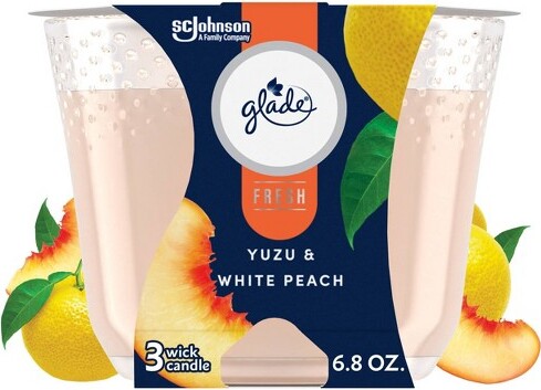 Glade 3 Wick Candle - White Peach & Yuzu - 6.8oz - ShopStyle