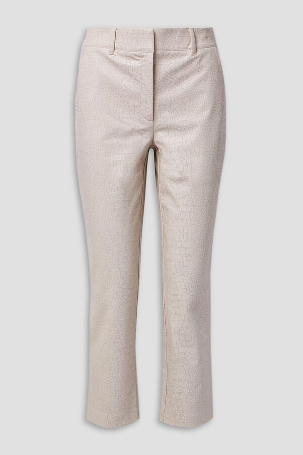 Commando Croc-effect straight-leg pants - ShopStyle