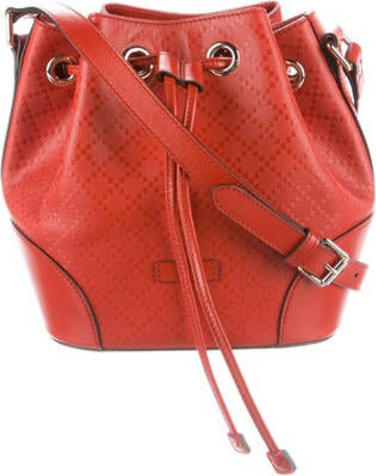 Gucci Diamante Drawstring Bucket Bag - ShopStyle