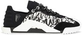 Dolce & Gabbana NS1 logo-graffiti sneakers - ShopStyle