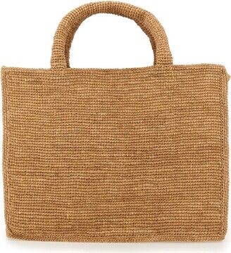 Manebi large Summer striped tote bag - ShopStyle