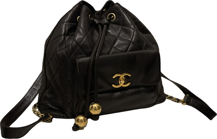 Chanel Leather backpack - ShopStyle