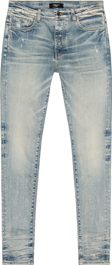 Amiri Stack Skinny Jean in Denim-Medium - ShopStyle