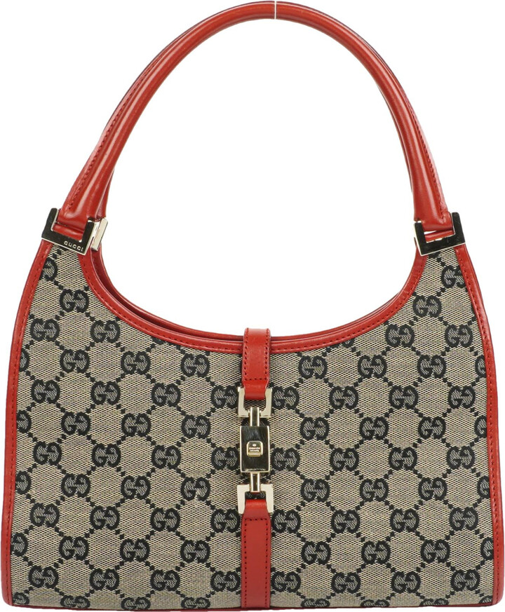 Gucci Jackie Vintage cloth handbag - ShopStyle Shoulder Bags