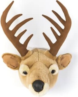 WILD & SOFT Billy Stag Plush Head - ShopStyle Artwork