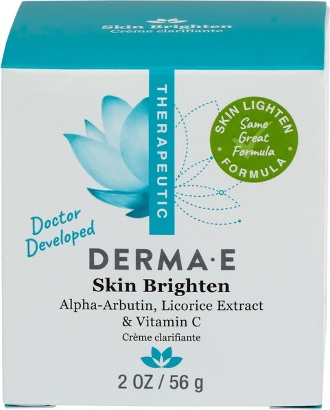 Derma E Skin Brighten Cream Aplha-Arbutin Licorice Extract and Vitamin ...