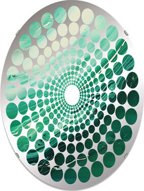 Design Art Jade Jupiter Planet In Outer Space - Radial Dot Decorative ...