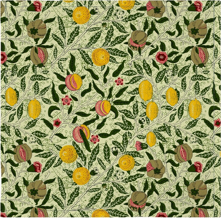 William Morris Fruit Pack Of 4 Napkins MultiColoured - ShopStyle
