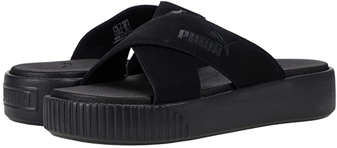 Puma Platform Slide Suede - ShopStyle