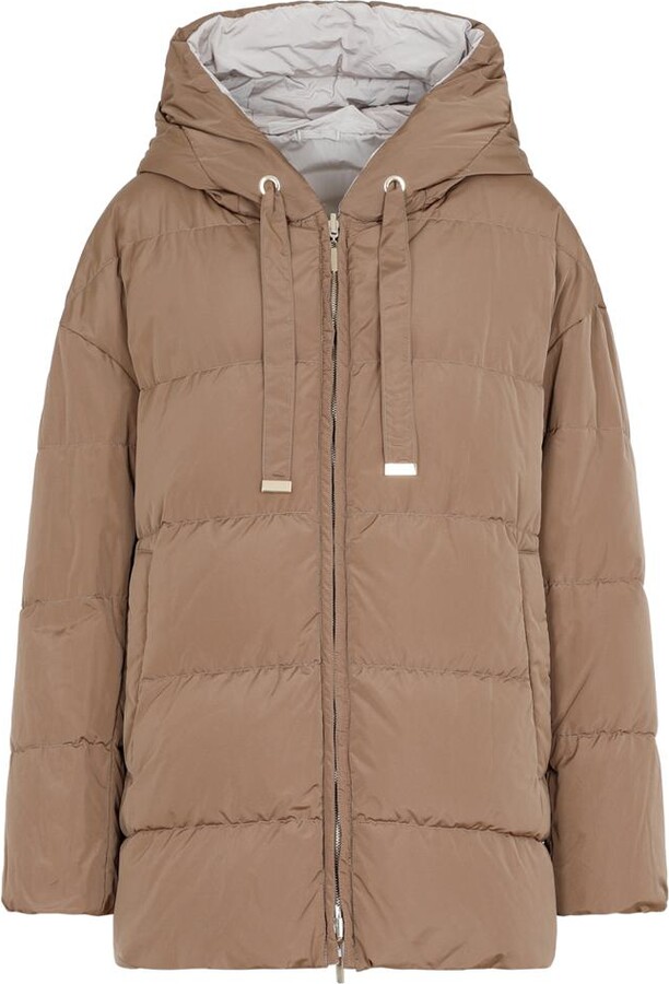 Max Mara The Cube Taffy Bicolor Puffer Wintercoat - ShopStyle