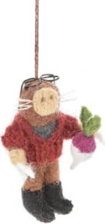 Felt So Good Arthur The Gardening Mole Felt Decoration - ShopStyle