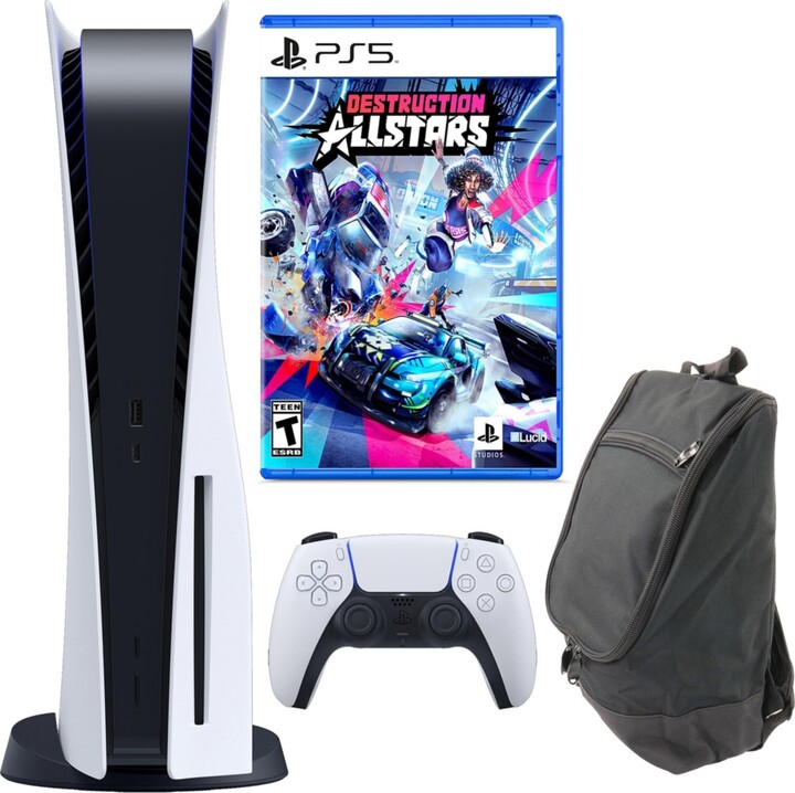 PlayStation 5 Console with Destruction Allstars Collection Game and ...