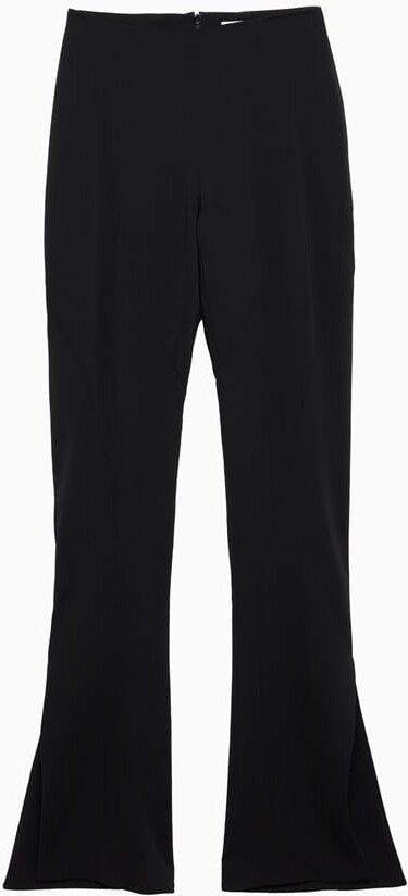 Mônot Flare Ankle Slit Pants - ShopStyle