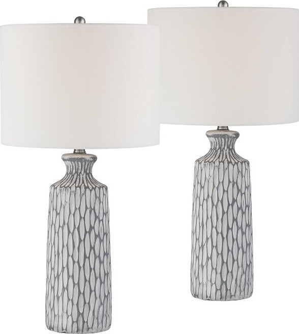 360 Lighting Patrick Modern Coastal Table Lamps Set of 26 1/4" High ...