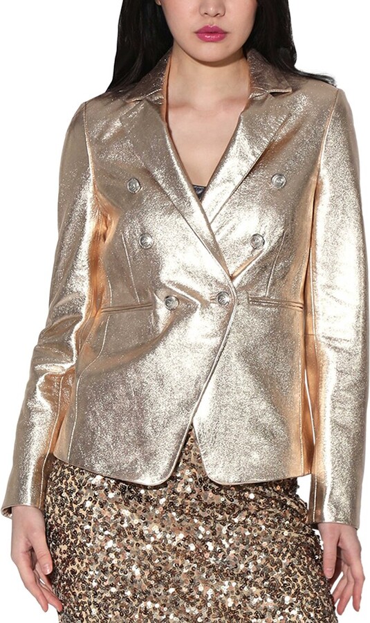 Walter Baker Marley Leather Blazer - ShopStyle