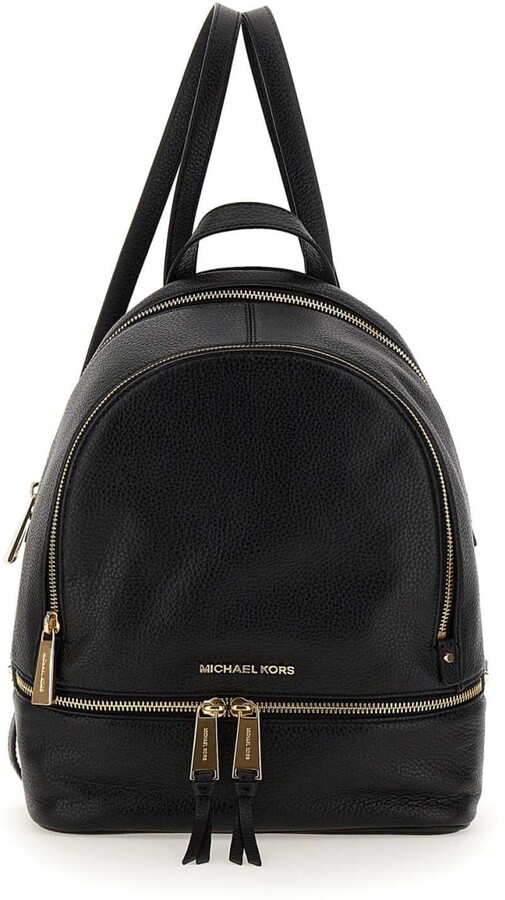 MICHAEL Michael Kors Michael Kors Leather Backpack rhea Zip - ShopStyle
