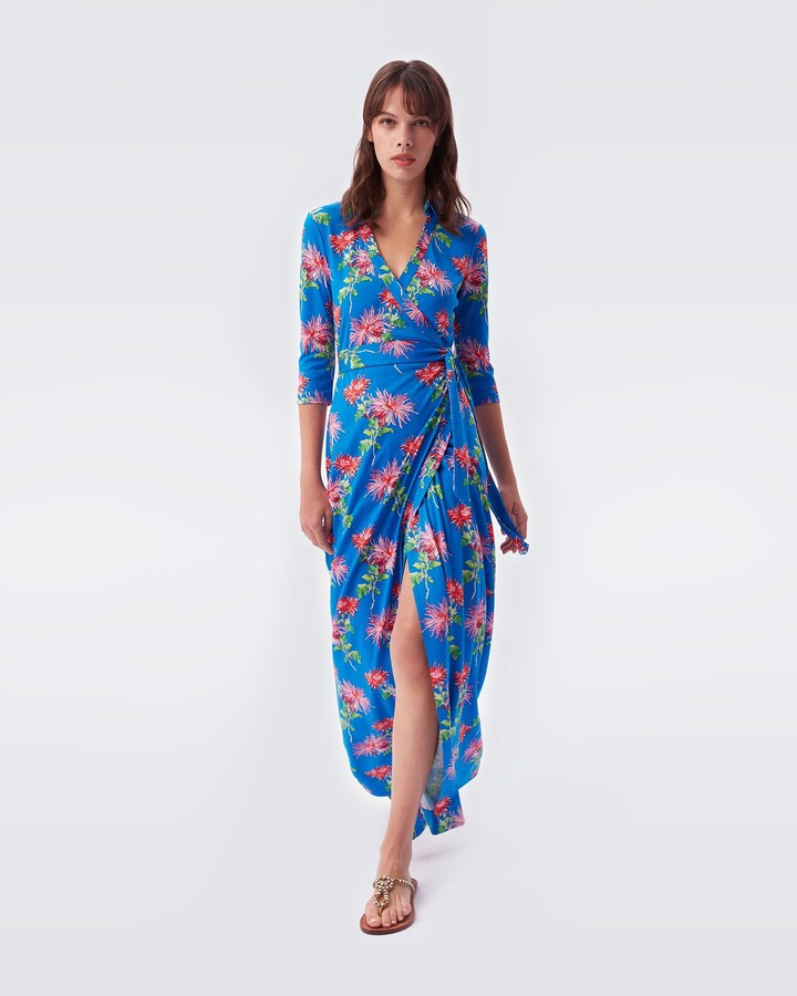 Diane von Furstenberg Abigail Silk Jersey Wrap Dress - ShopStyle