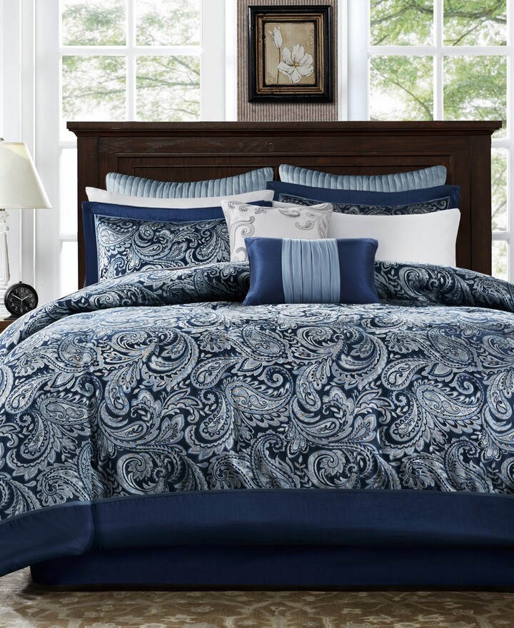 Addison Park Aubrey Queen 9-Pc. Comforter Set, Created For Macy's ...