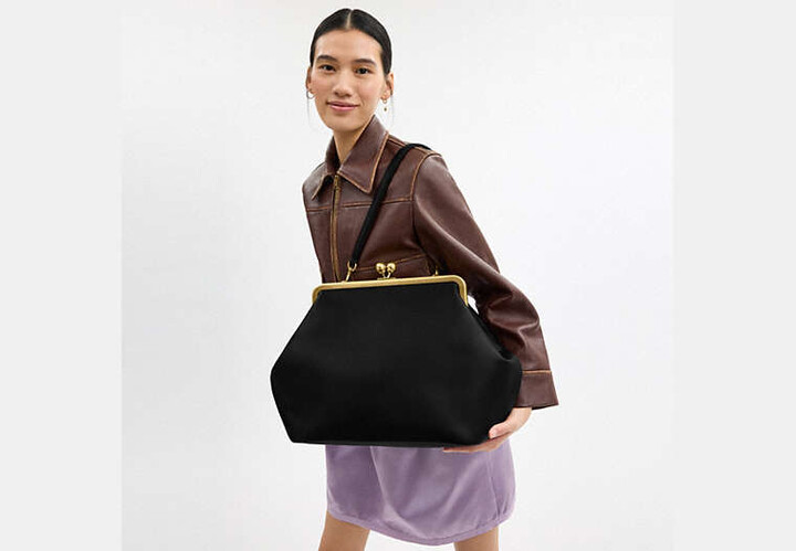 Coach Large Kisslock Frame Bag - ShopStyle Clutches