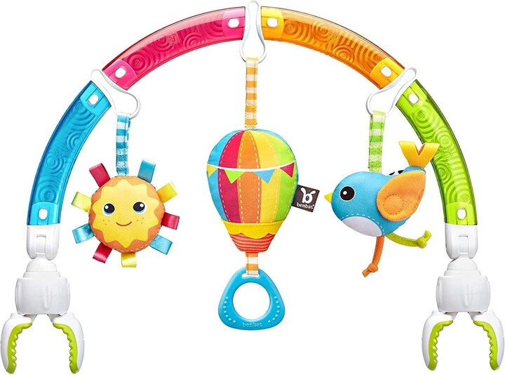 Baby Stroller Arch Toy. Benbat Rainbow Dazzle Friends Play Bar. Fun ...
