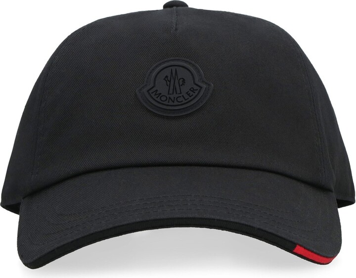 Moncler Logo Embroidered Baseball Cap - ShopStyle Hats