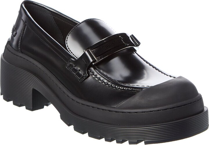Christian Dior Code Leather Loafer - ShopStyle