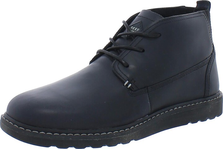 Reef Voyage LE Mens Leather Comfort Chukka Boots - ShopStyle
