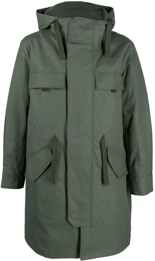 A.P.C. Cargo-Pocket Parka Coat - ShopStyle