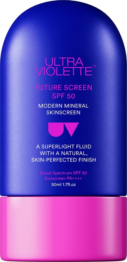 Ultra Violette Future Screen SPF 50 Mineral Fragrance Free Facial ...