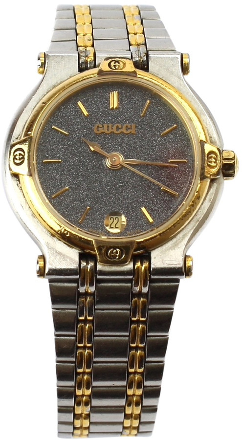 Gucci Black Gold plated Watches - ShopStyle Women's Fashion