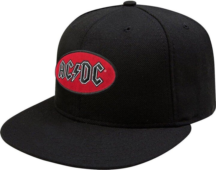 AC/DC Oval Logo Snapback Cap - ShopStyle Hats