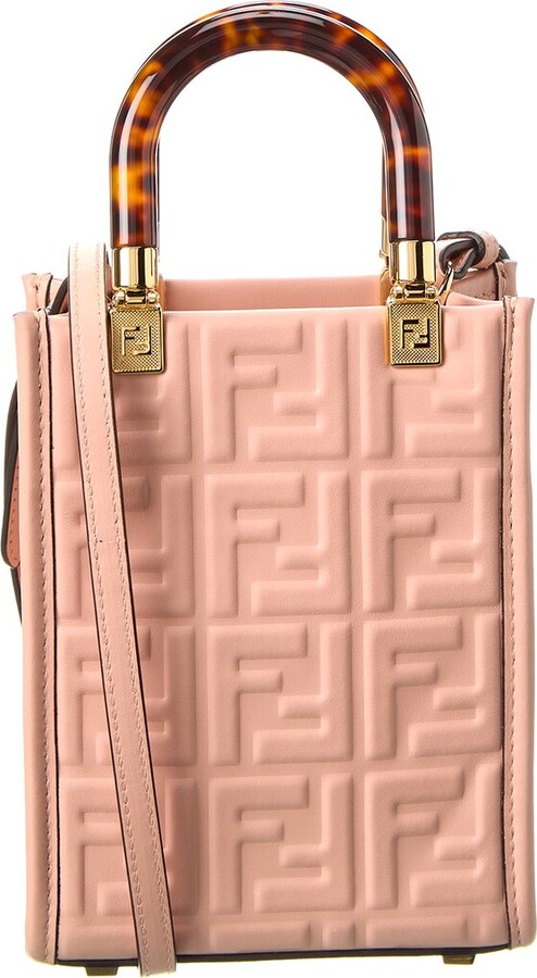 Fendi Sunshine Mini Leather Tote - ShopStyle