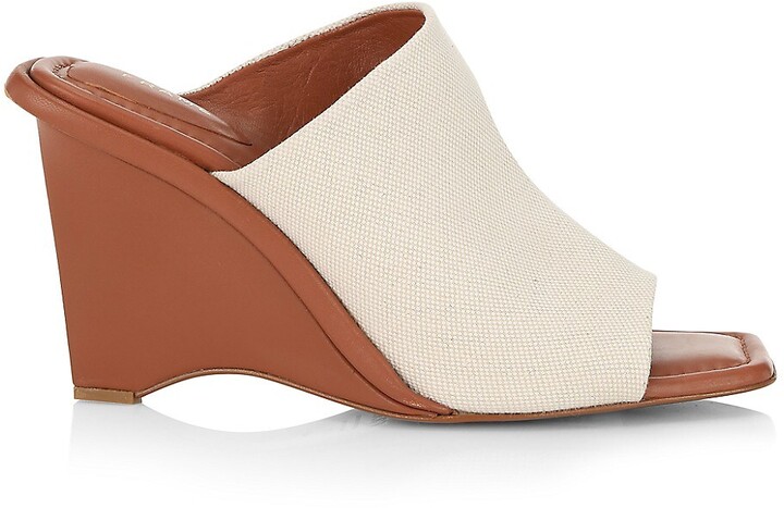 Frame Le Naomi Wedge Mules - ShopStyle
