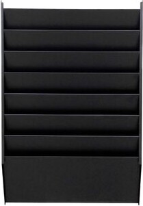Fixturedisplays 20-Tiered Wall File Holder, Fits Letter Sizes, Steel ...