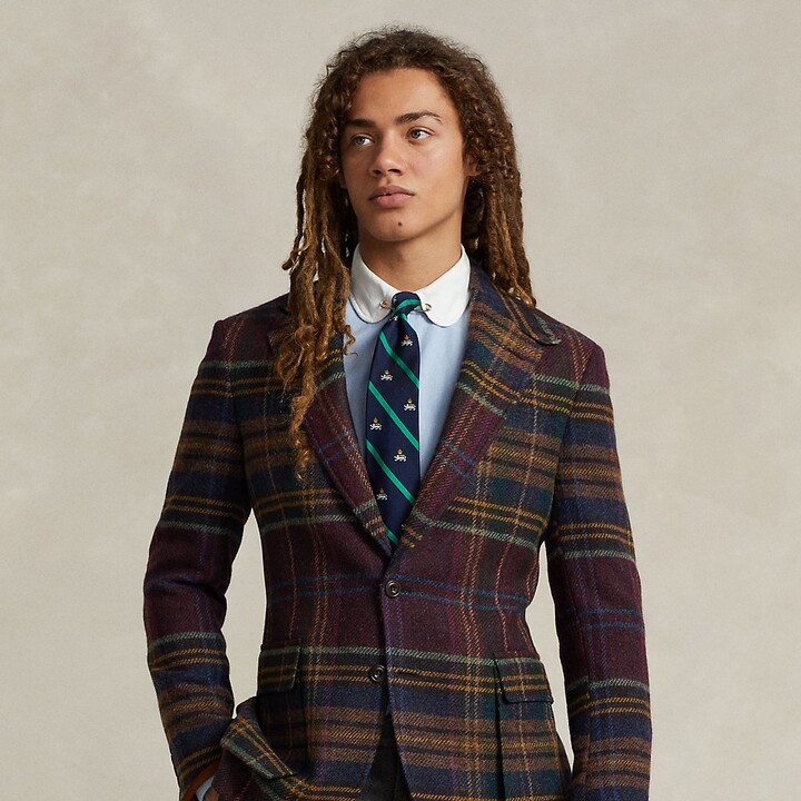 Ralph Lauren The RL67 Plaid Wool Tweed Jacket - ShopStyle