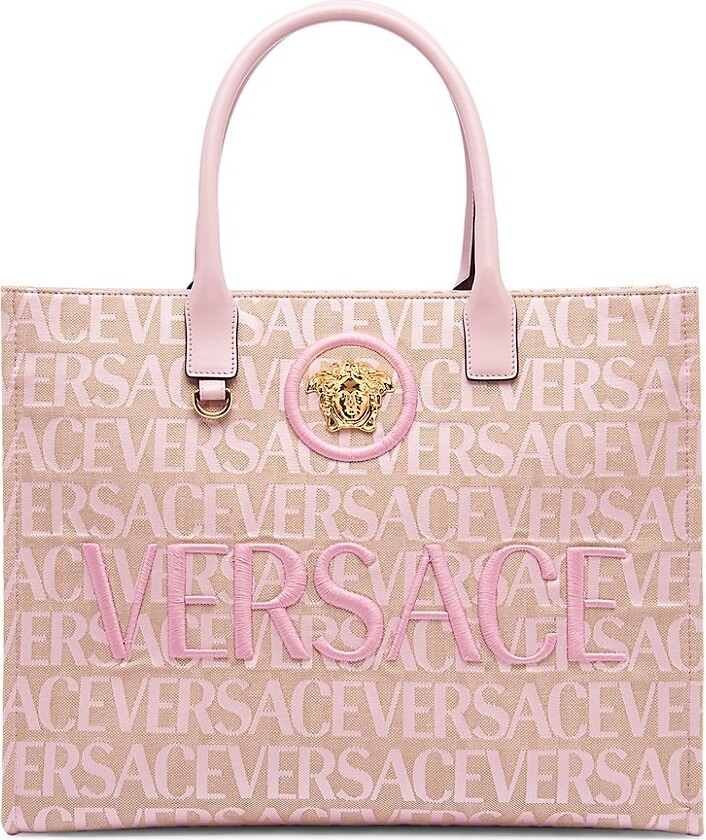 Versace Medusa Monogram Canvas Tote Bag - ShopStyle