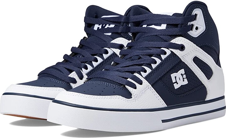DC High-Top WC Navy/White) Men's Skate Shoes - ShopStyle