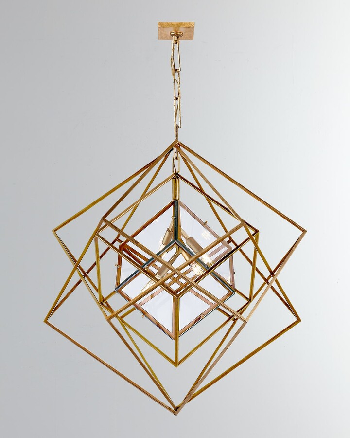 Kelly Wearstler for Visual Comfort Signature Cubist Medium Chandelier ...