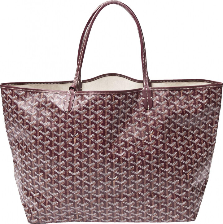 Goyard Saint-Louis leather handbag - ShopStyle Shoulder Bags