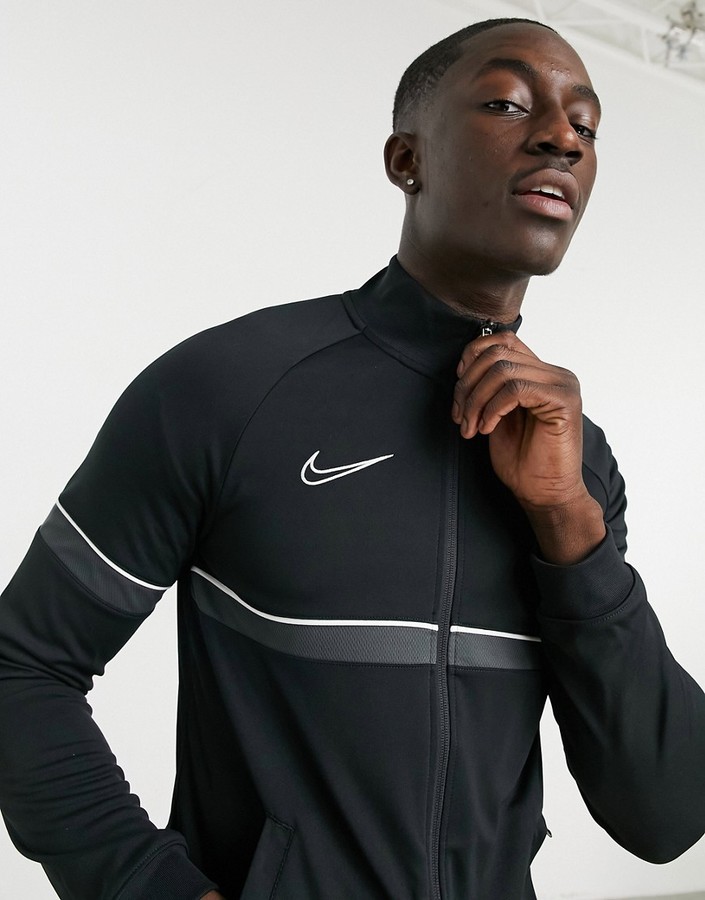 Nike Football Nike Soccer academy track jacket in black - ShopStyle