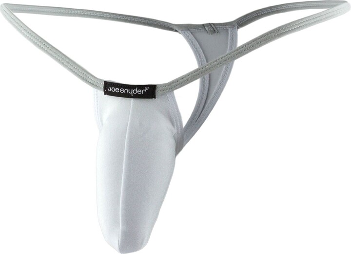 JOE SNYDER SK 03 Thong Mens White Underwear (M/31-33) - ShopStyle Briefs