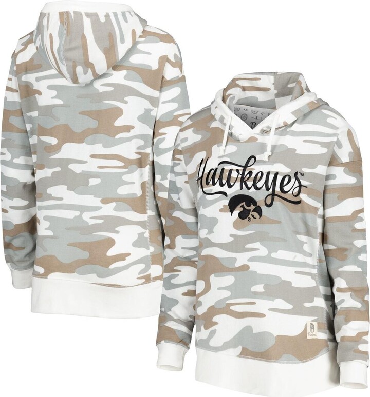 Women's Pressbox Camo Iowa Hawkeyes San Pablo Pullover Hoodie - ShopStyle