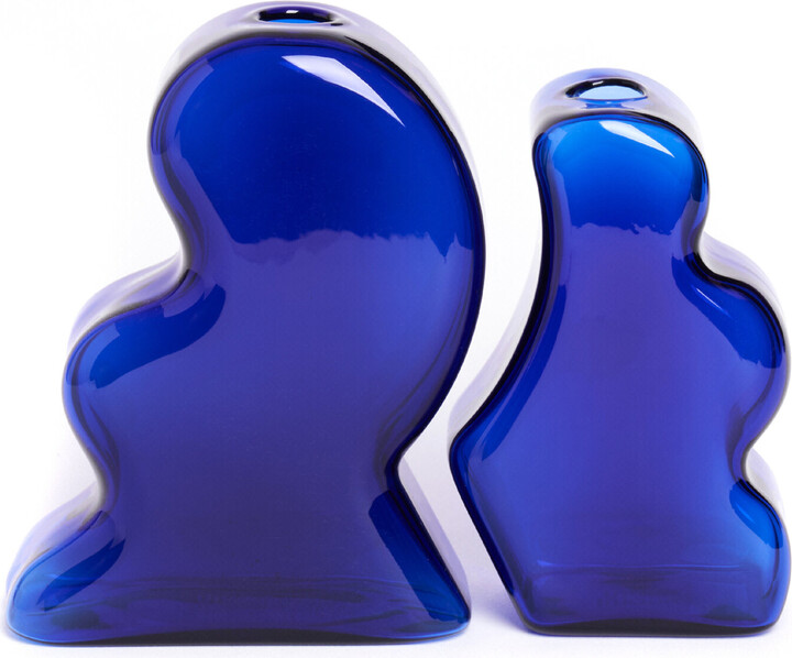 Manu Nanu Interlocking Vase, Cobalt Blue - ShopStyle