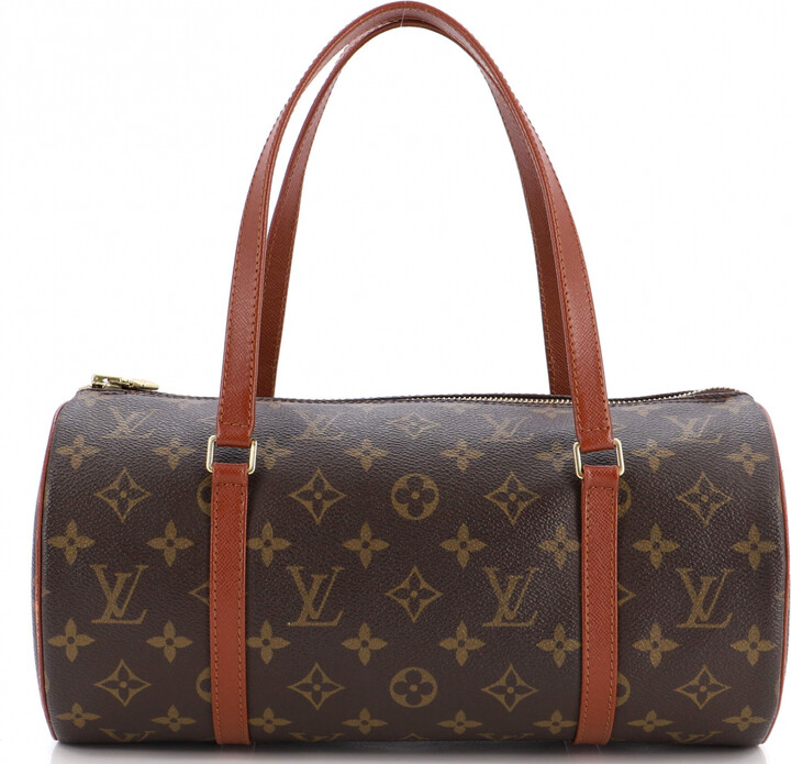 Louis Vuitton Papillon leather handbag - ShopStyle Tote Bags