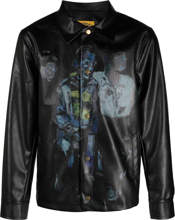 KIDSUPER- Faux Leather Jacket - ShopStyle