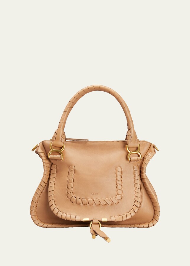 Chloé Marcie Medium Whipstitch Zip Satchel Bag - ShopStyle